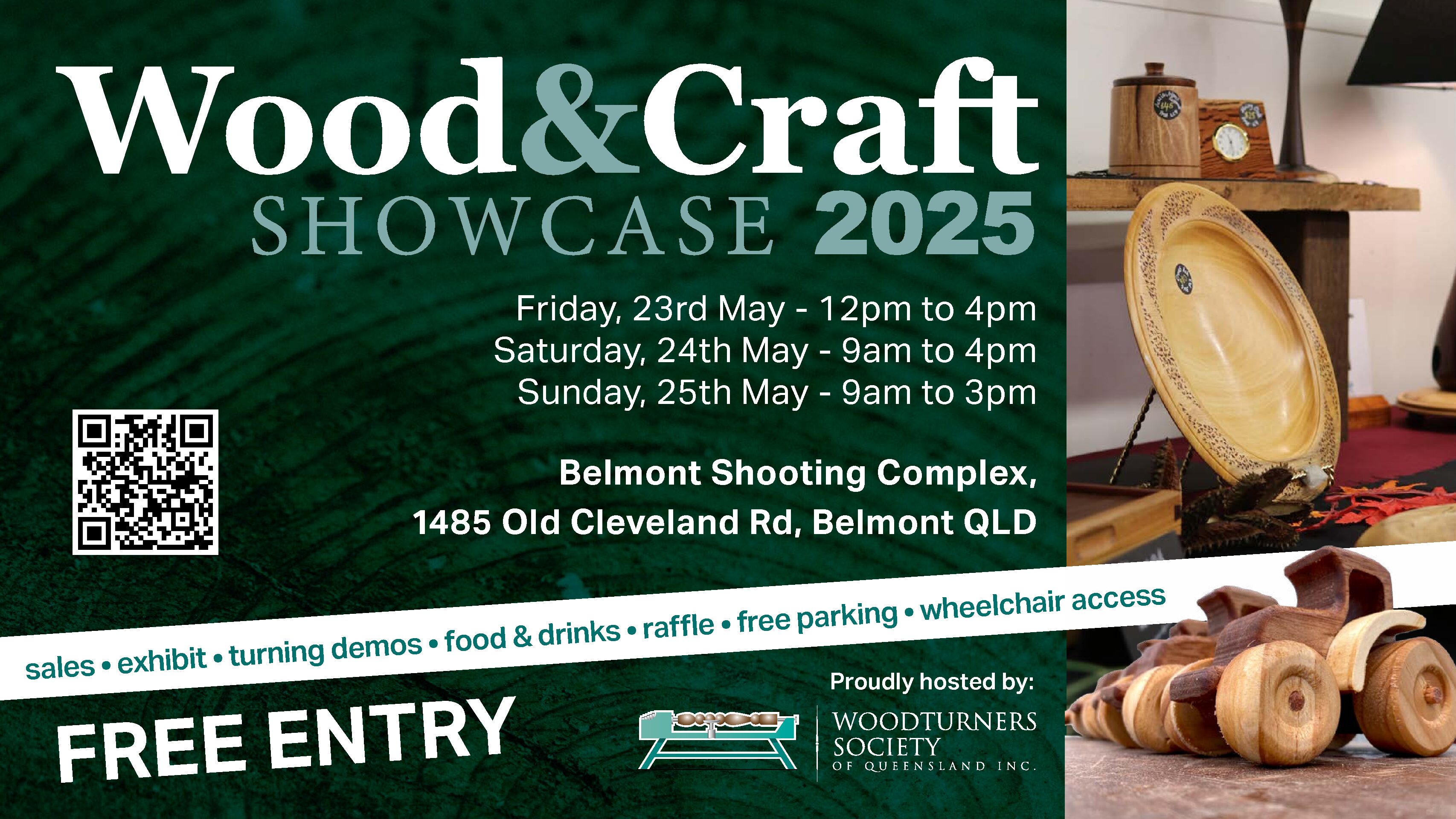 Belmont Wood and Craft Showcase – Woodturners Society of Qld